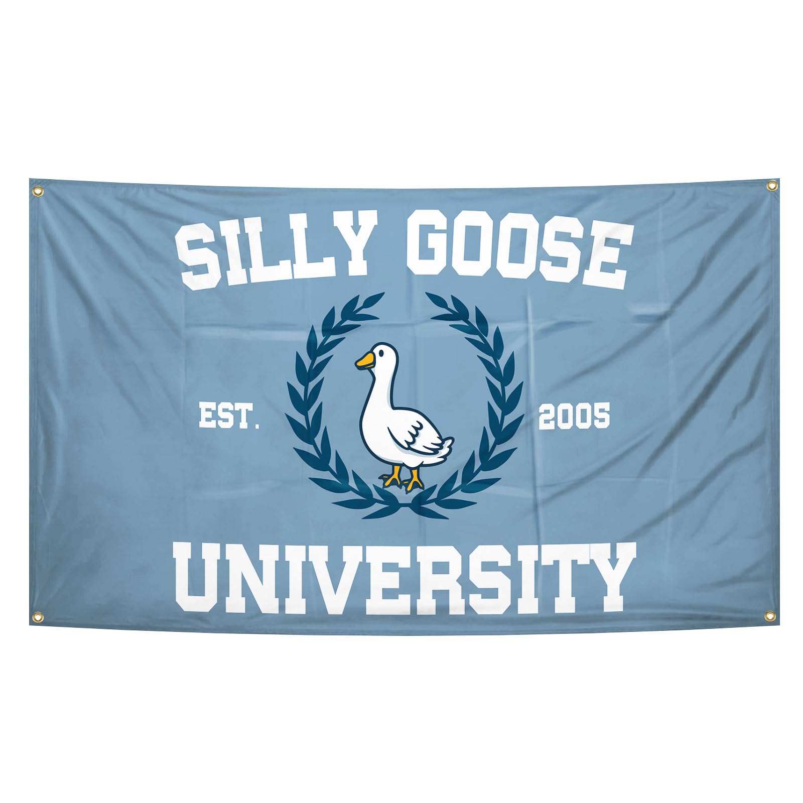 Amazon.com: Funny Silly Goose Flag University Tapestry 3×5FT Party ...