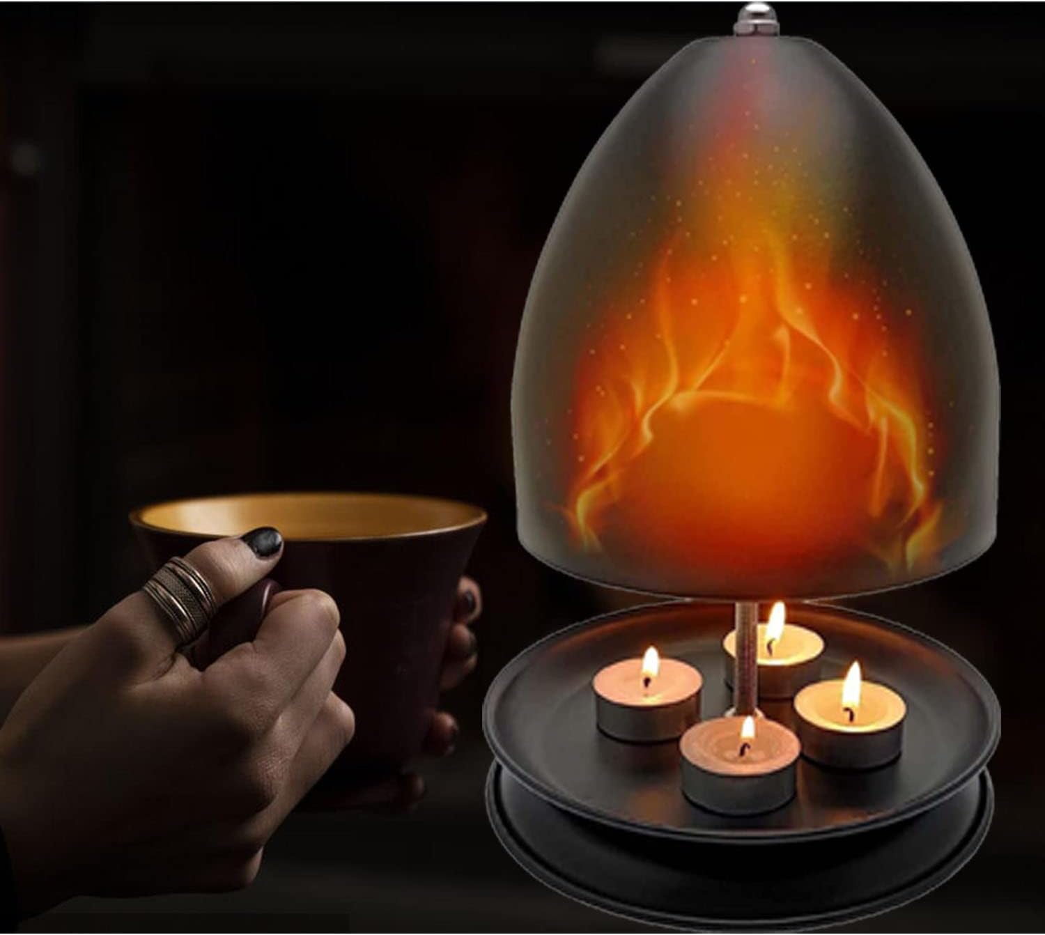 Amazon.com: Tea Light Candle Heater, 2023 New Indoor Metal Tea Light ...