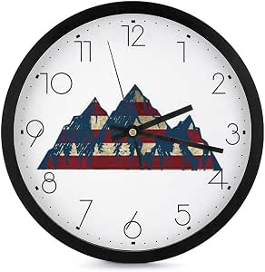 Amazon.com: Sensaku Wall Clock, Wall Clocks Battery Operated Round Non ...