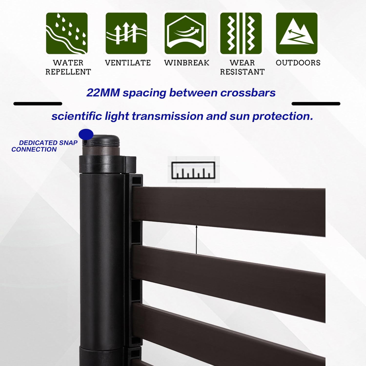 Snapklik.com : Metal Outdoor Privacy Screens Fence Screen For Outside ...