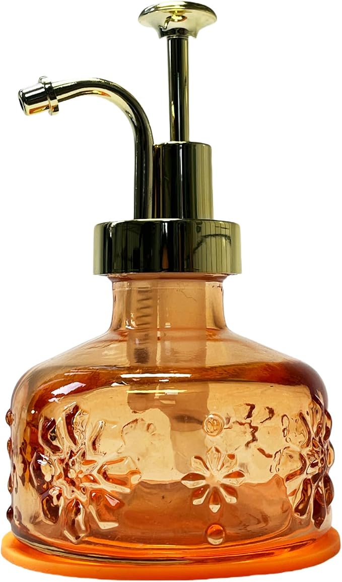 Amazon.com: Birugen Vintage Glass Soap Dispenser - Farmhouse Style ...