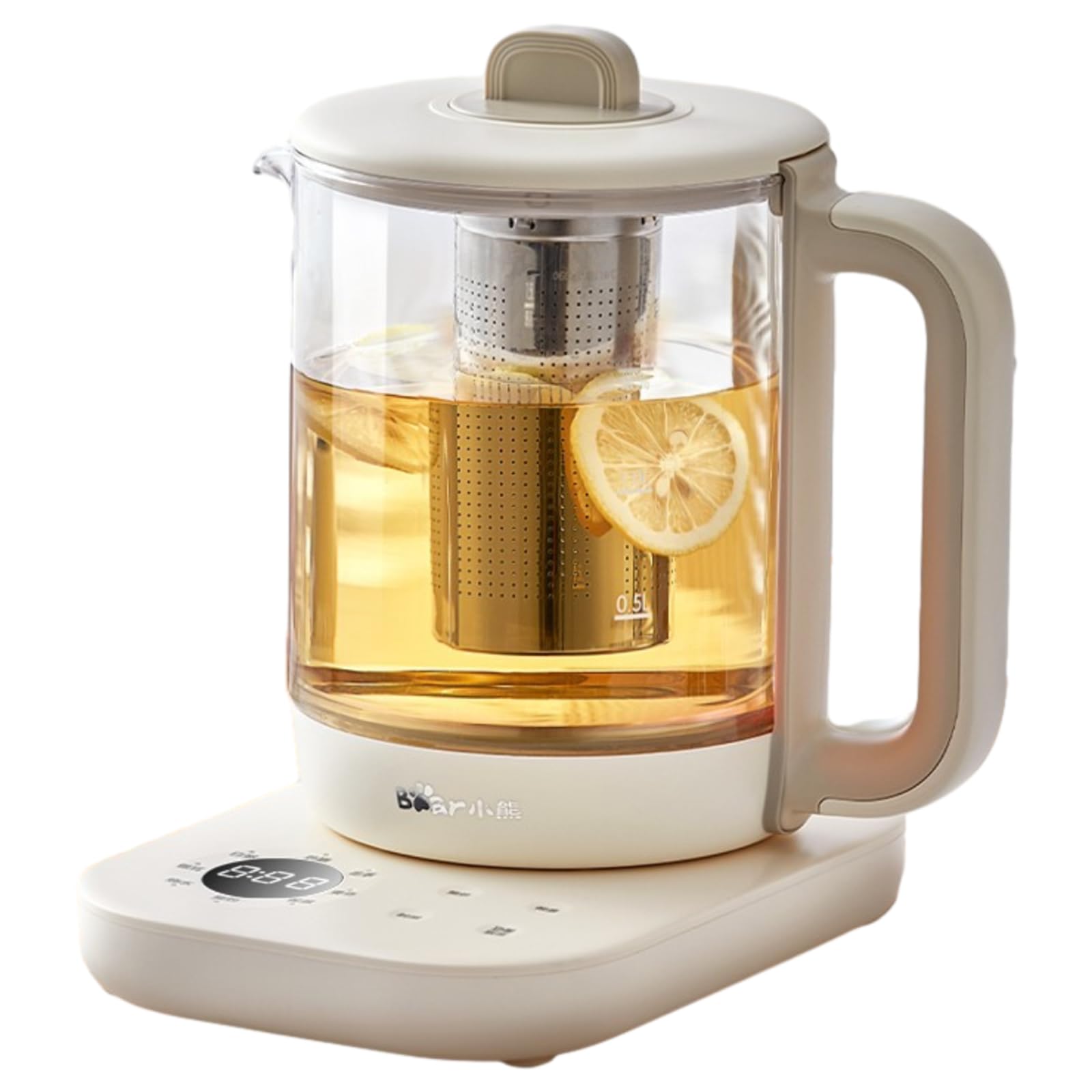 BEAR 1.5L Electric Kettle, Temperature Control Glass Kettle with ...