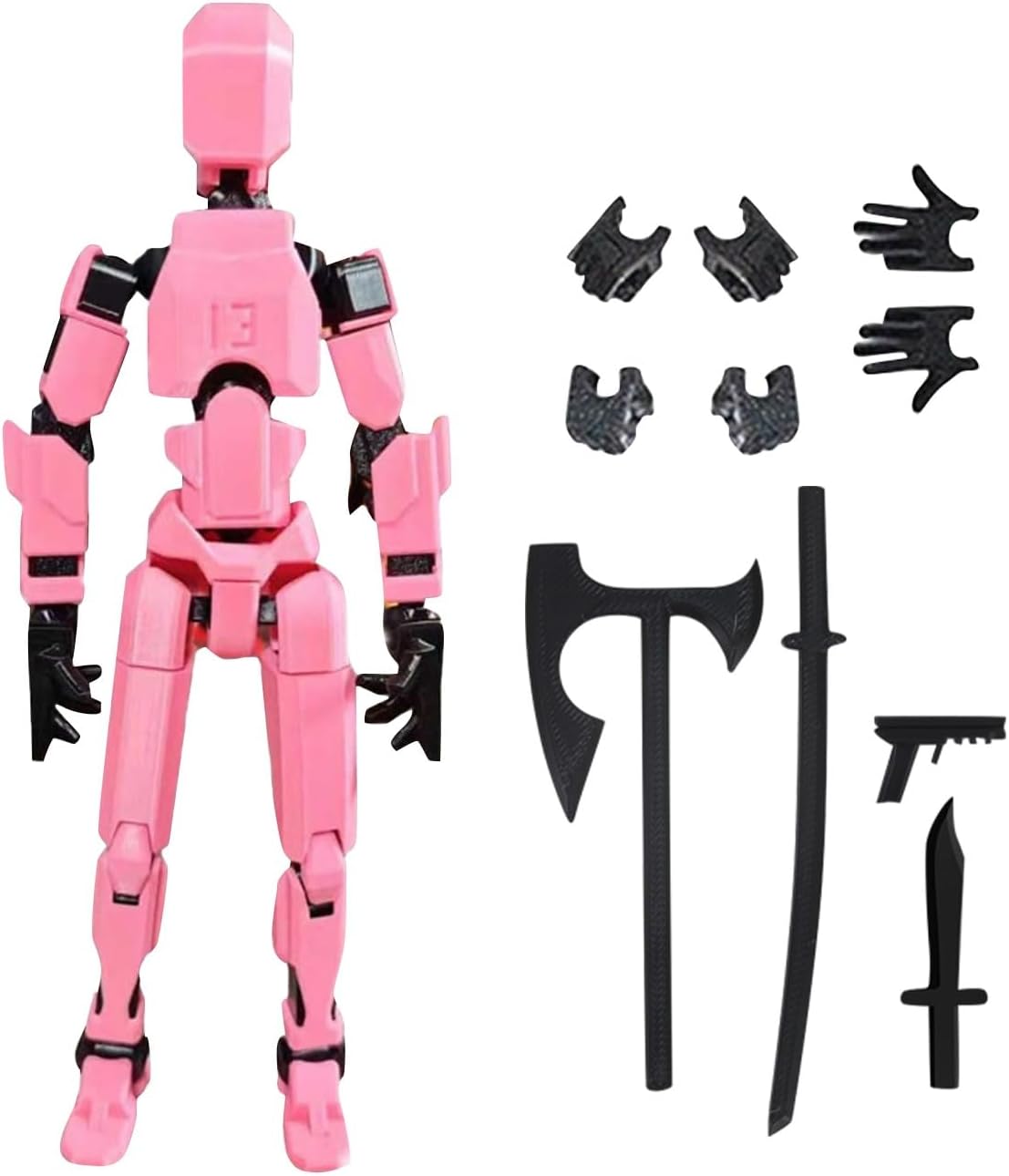 3D Printed 13.54-Inch Multi Jointed Action Figures Dummy13, 3D Printed ...