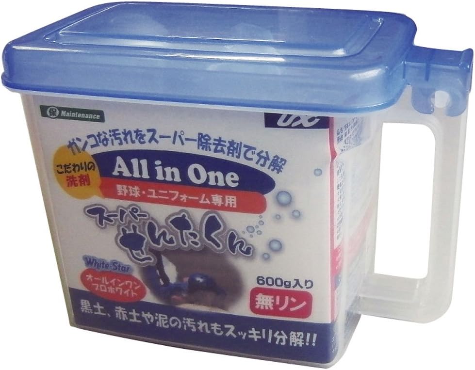 Amazon.co.jp: UNIX (ユニックス) 野球 ユニフォーム専用洗剤「スーパーせんたくん」 600g BX84-41 : ドラッグストア