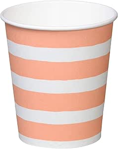 Amazon.co.jp: しましま柄 ペーパーカップ 205ml 50個入り C2050SIM : ホーム＆キッチン