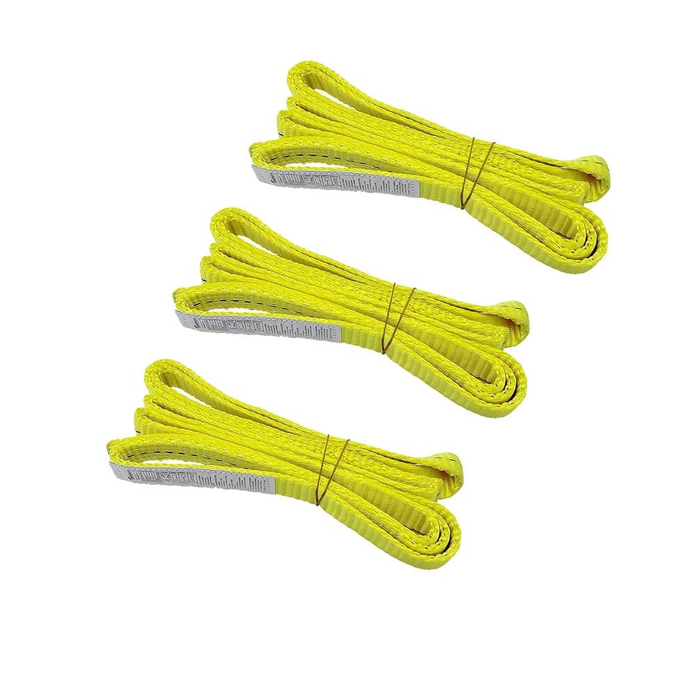 Indusafe 3 Pack 1" x 6'Rigging Moving Lifting Straps Industrial Web ...