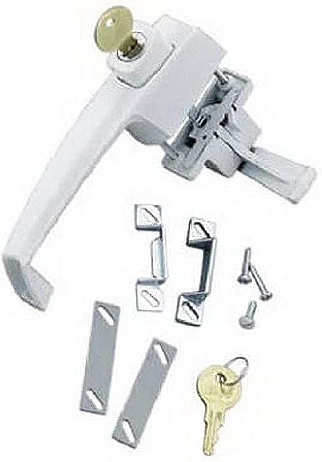 Wright Products - Tie Down Keyed Push Button Door Latch for Screen and ...