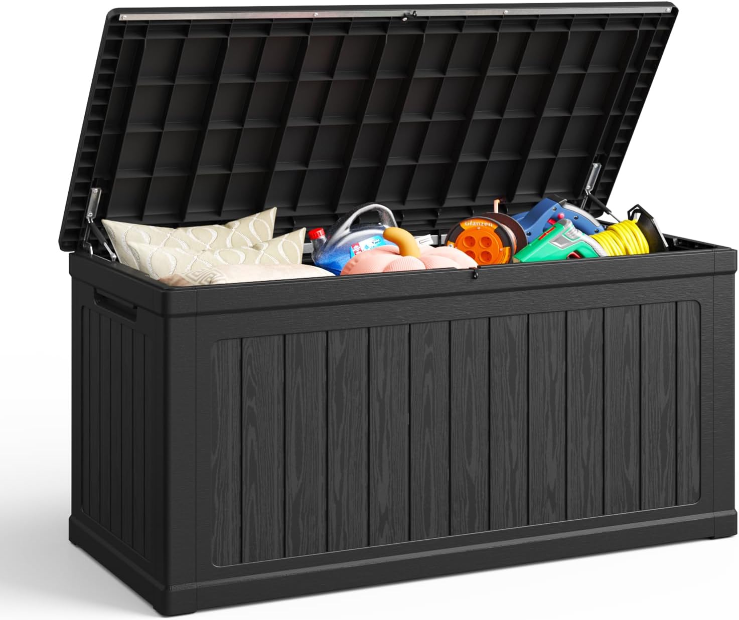 Amazon.com: Lyromix 230 Gallon Outdoor Large Resin Storage Box ...
