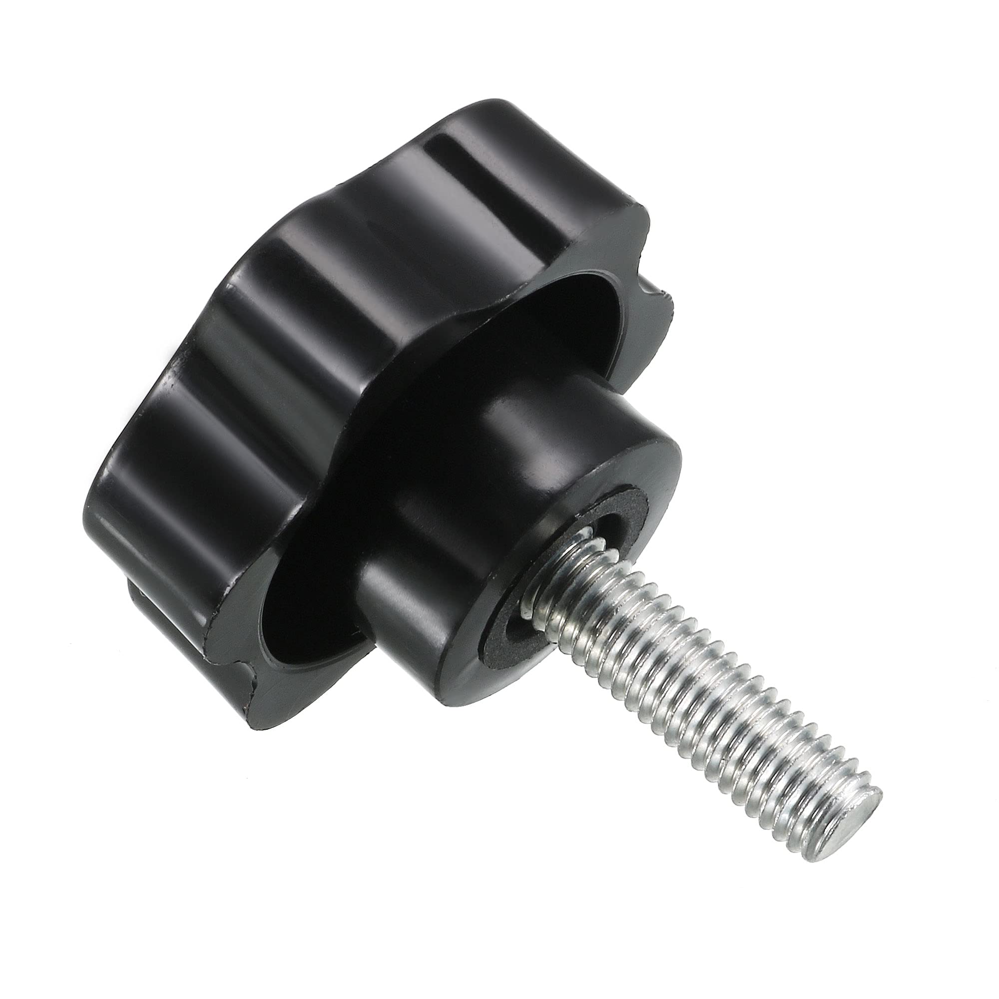 Snapklik.com : Uxcell Clamping Screw Knob, 48mm Dia Plum Hex Shaped ...