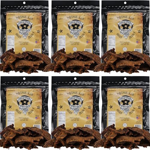 Amazon.com: Lone Star Prime Rib Flavored Beef Jerky - 6 Pack - 3 Ounce ...