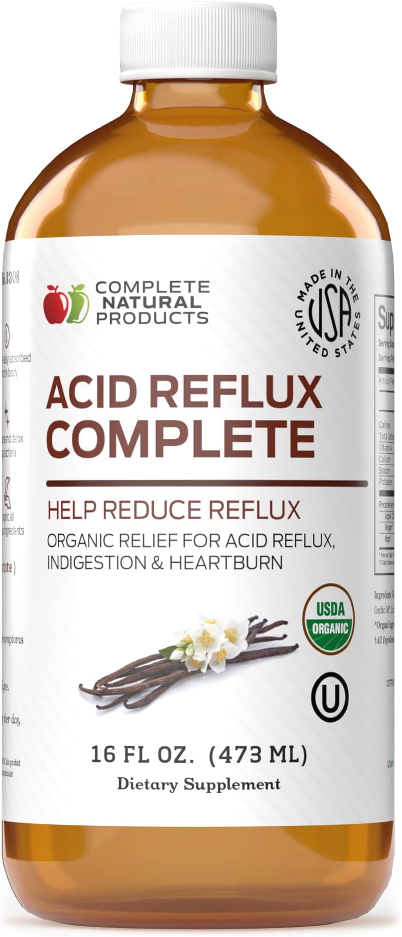 Amazon.com: Acid Reflux Complete 16oz - Natural Organic Liquid ...