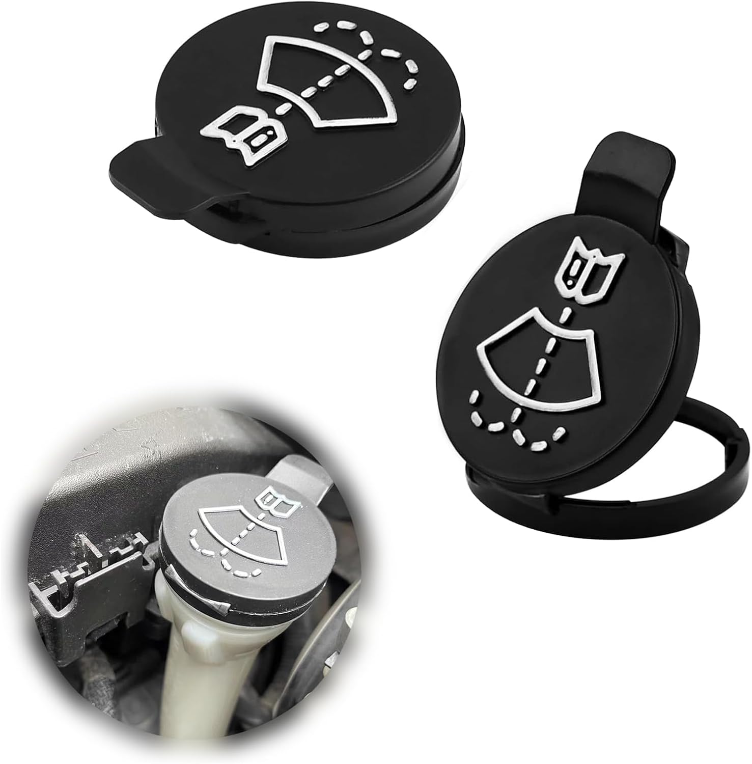 Amazon.com: Windshield Washer Fluid Cap Replacement for GMC, Chevrolet ...