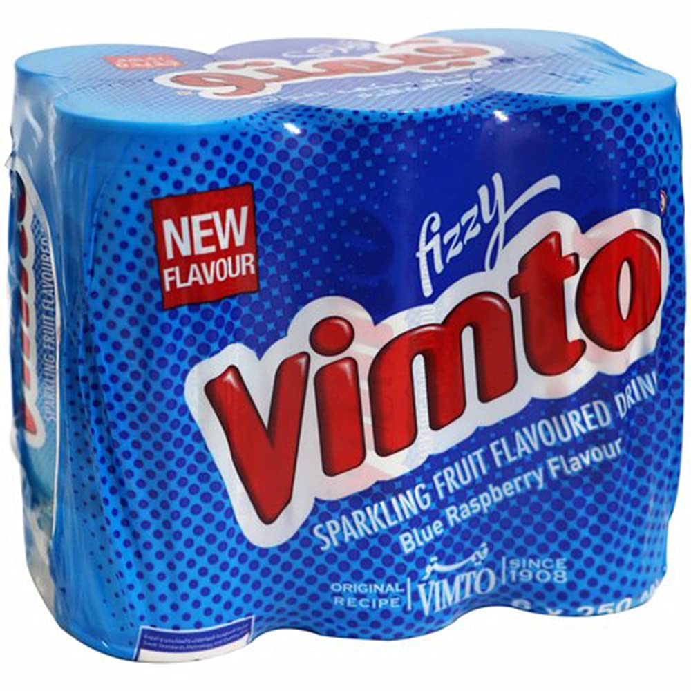 Vimto Blue Raspberry Flavored Sparkling Fruit Flavoured Drink Can 6 ...