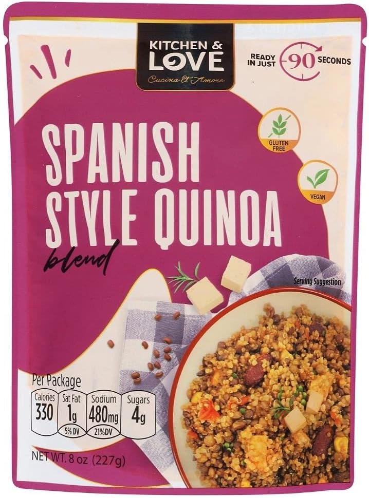 Amazon.com : Minsley Cooked Organic Quinoa, 4.2 oz. (Pack of 12 ...