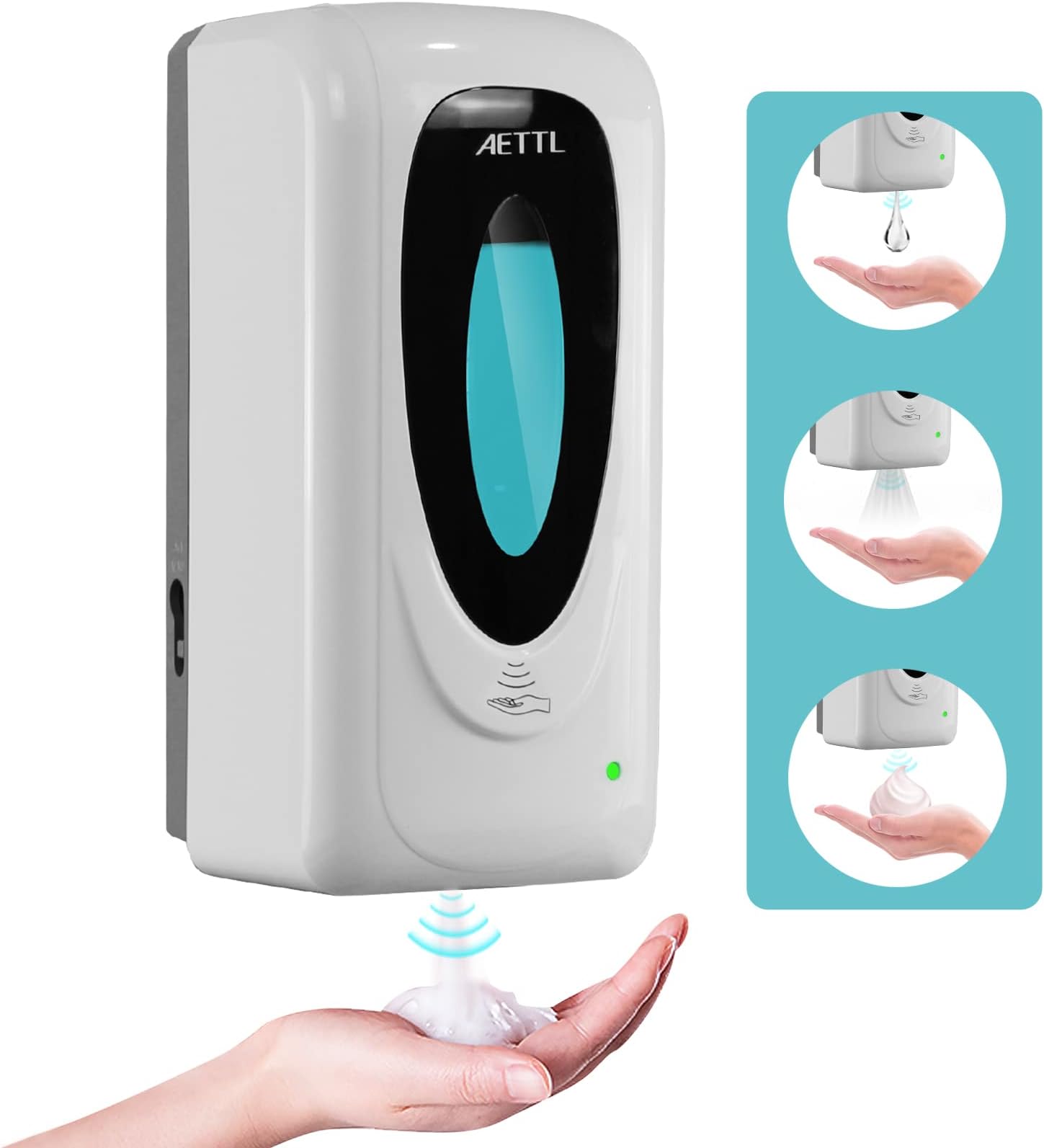 Amazon.com: Automatic Soap Dispenser and Hand Sanitizer Dispenser by ...
