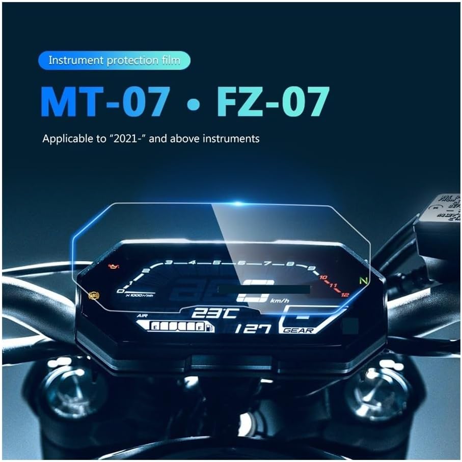 NABIET Motorcycle Screen Dashboard Protection Instrument Film For Ya ...