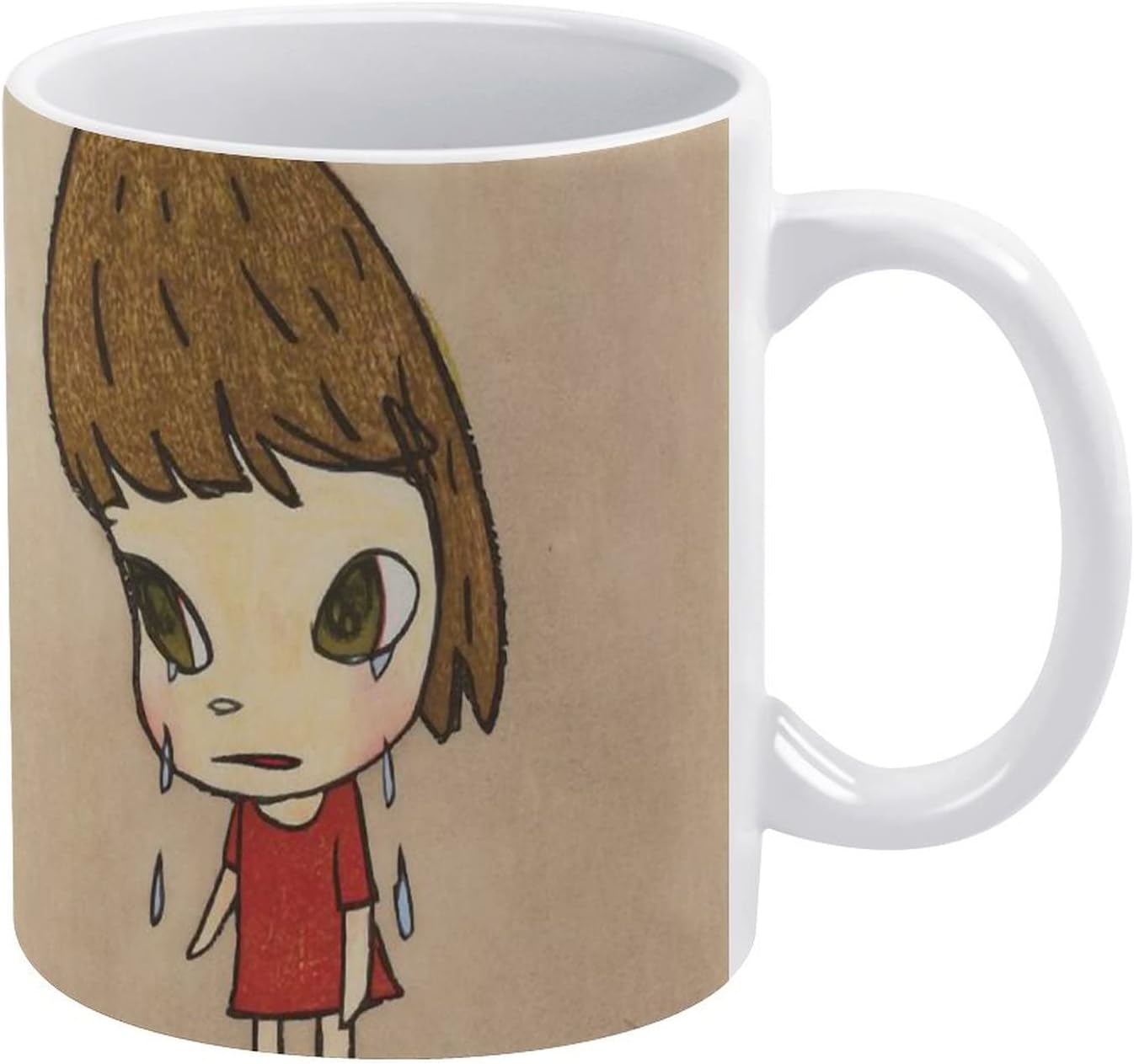 Amazon.co.jp: 奈良美智 マグカップ コーヒーカップ ウォーターカップ セラミックカップ ティーカップ アニメグッズ 耐熱・耐寒 ...