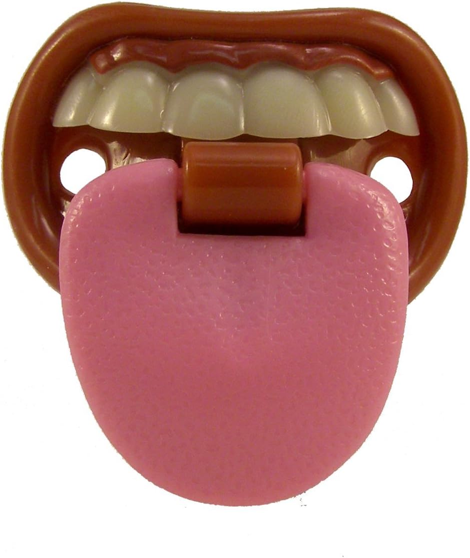 Amazon.com : Baby with Attitude Tongue Pacifier, Billy Bob Teeth ...