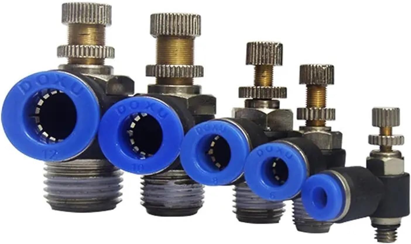 Amazon.com: SL Type 4 6 8 10 12mm Fast Connection Pneumatic Fitting M5 ...