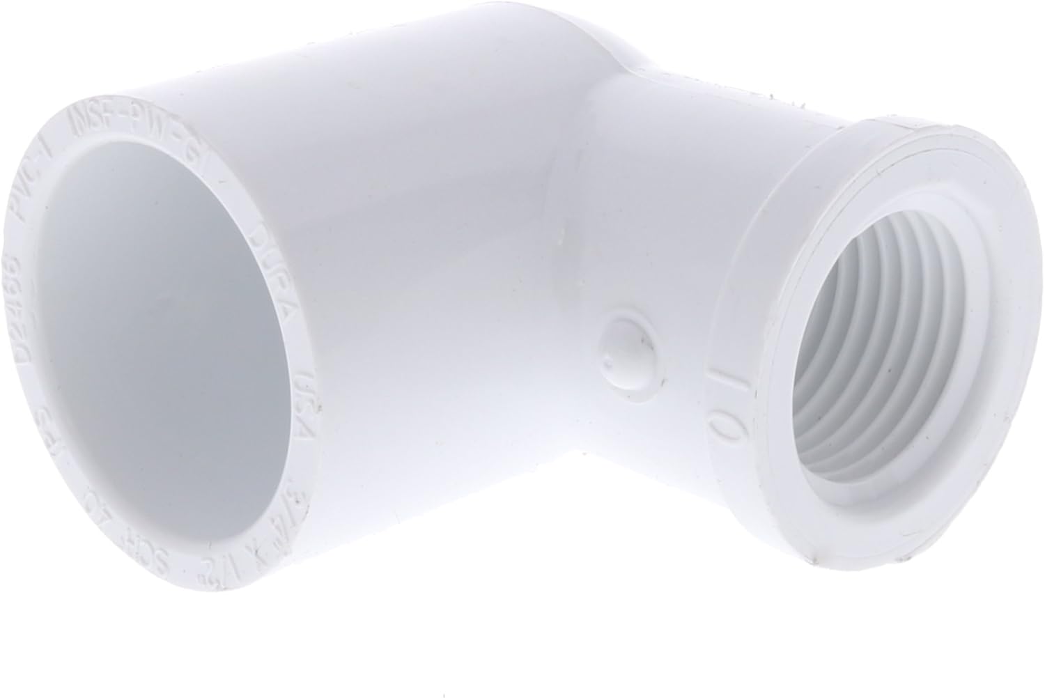 Amazon.com: Schedule 40 PVC Reducing Elbow Adapter: Slip x FPT - Slip ...