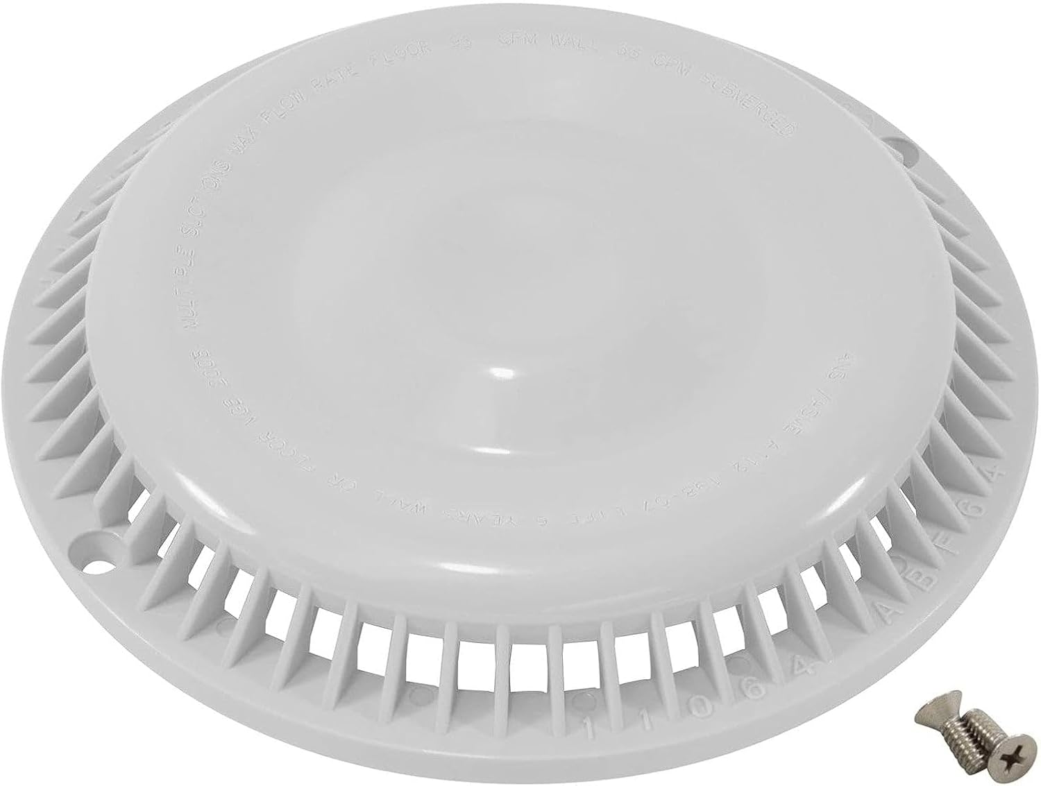 Amazon.com: Afras Anti-Vortex White Drain Cover 7 3/8 inch - White Pool ...