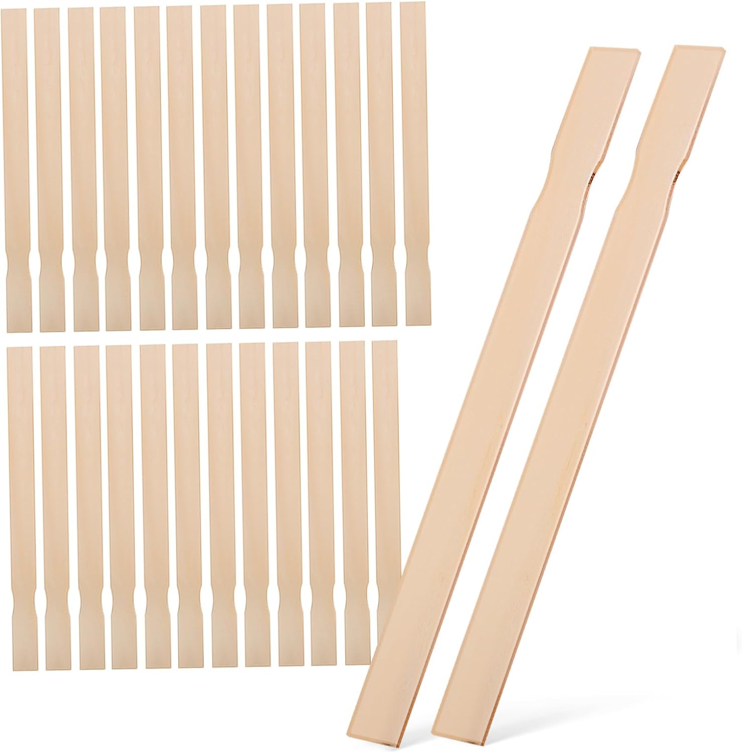 Amazon.com: Tofficu 25pcs Wooden Stir Sticks for Crafting and Mixing ...