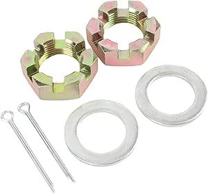 Oreilet 2 Sets Trailer Nut Kit for 1in Shaft Spindle, Trailer Axle Nut ...