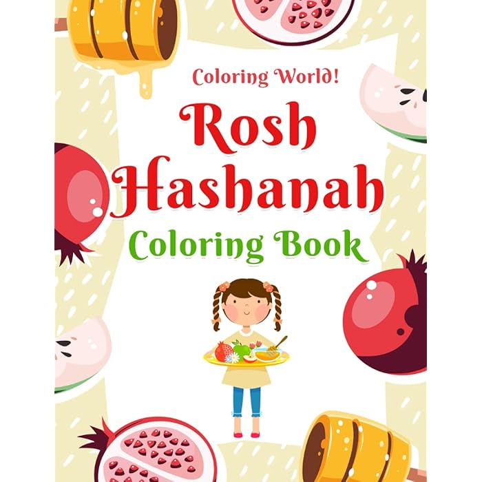Buy Coloring World! - Rosh Hashanah Coloring Book: Yom Kippur, Sukkot ...