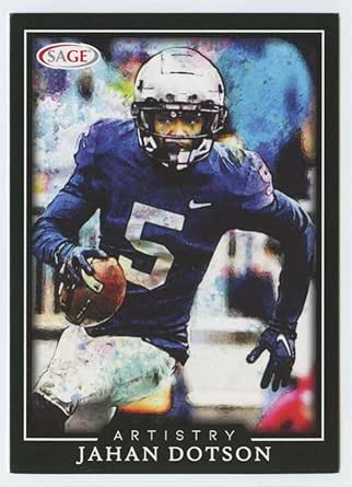 Amazon.com: 2022 SAGE Artistry #52 Jahan Dotson Penn State Nittany ...