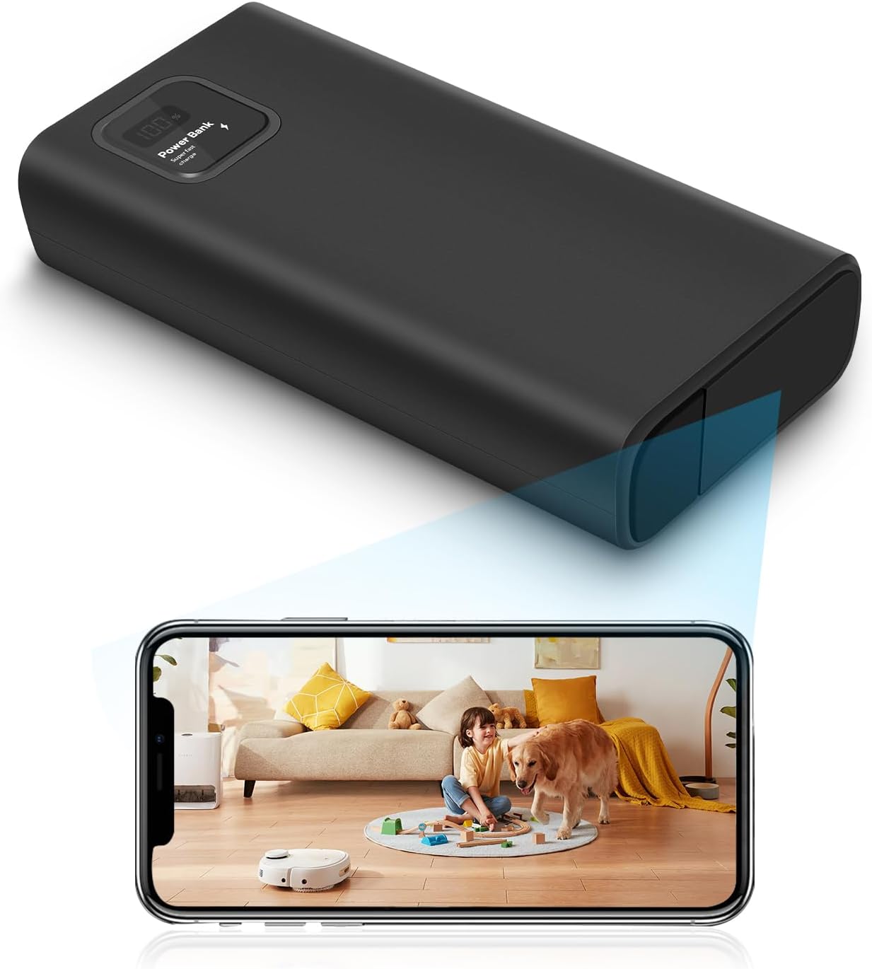 Amazon.com : Zygnatek 4K HD Home Camera with Night Vision Motion Detection, Mini Indoor/Outdoor ...