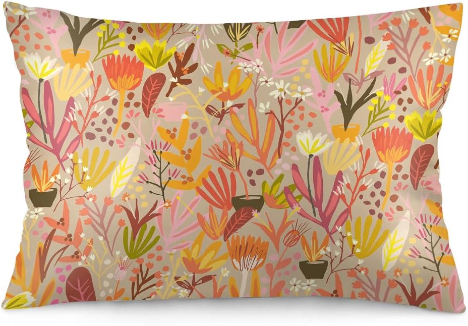 Amazon.com: Easternproject Farmhouse Floral Design Pillowcases 20x26 ...
