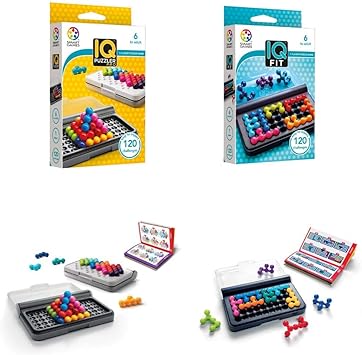 Amazon.com: SmartGames IQ Bundles 3D Series, IQ Puzzler Pro IQ Fit 240 ...