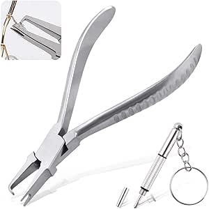 Amazon.com: LEONTOOL Eyeglasses Frame Pliers, Unload Push in Nose Pad ...