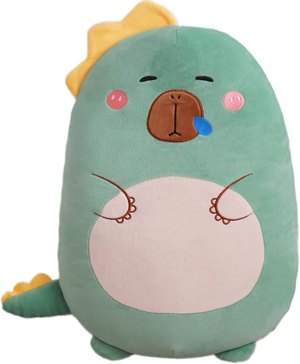 Dinosaur Capybara Pillow Kawaii Dinosaur Plushies Stuffed Plush Toy ...