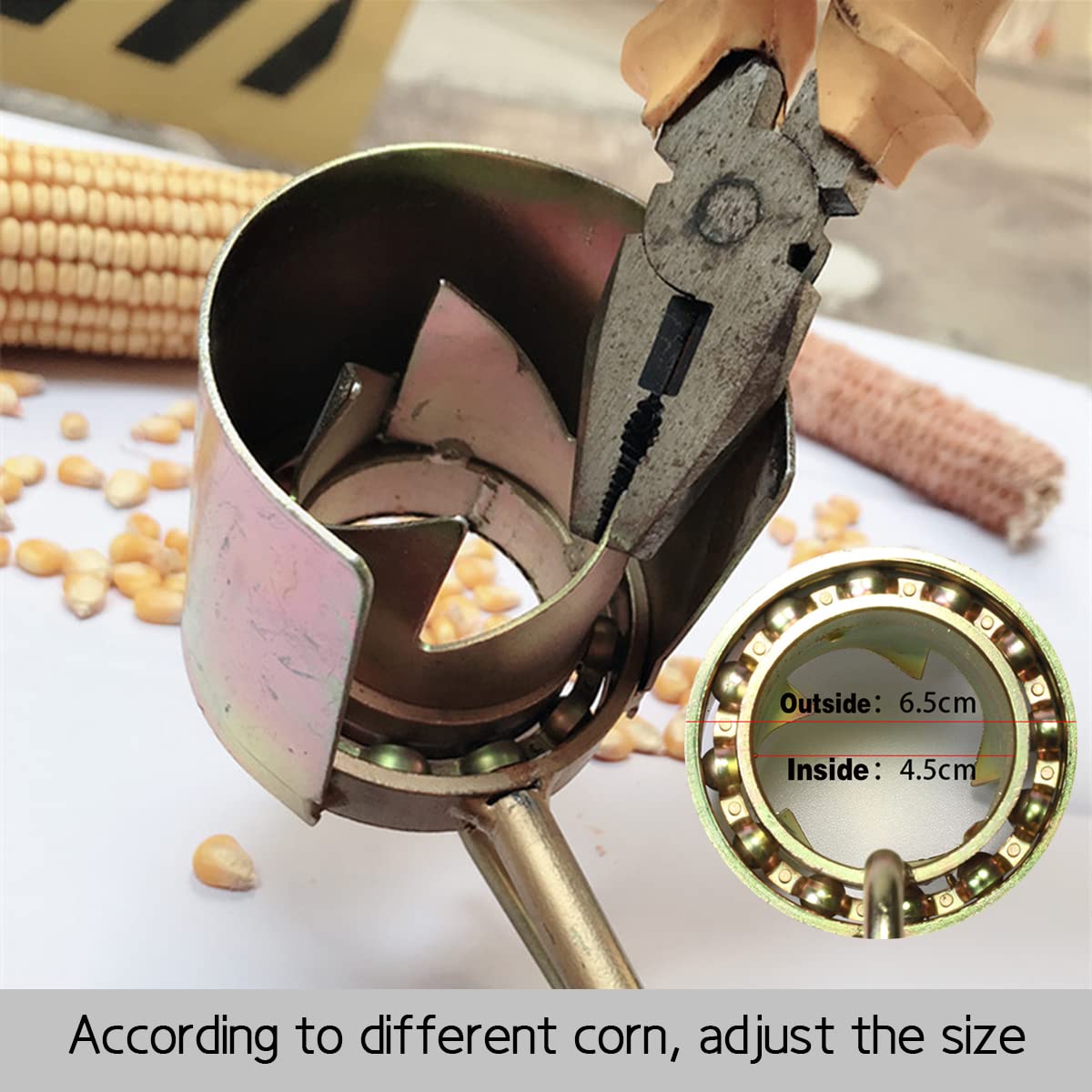 Buy Corn Sheller Machine Hand Crank,Dry Corn Sheller for Popcorn,Corn ...