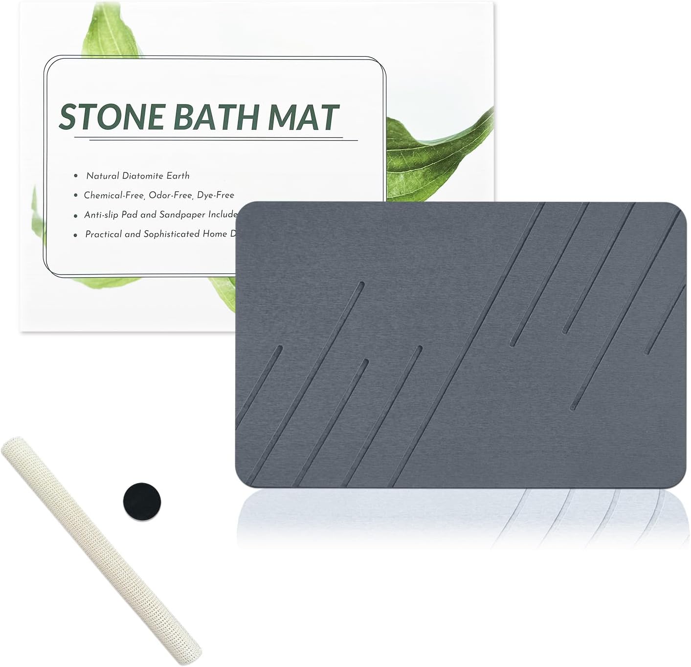 Amazon.de: Marakruki Natürlich kieselgur Stein Badematte, Diatomite ...