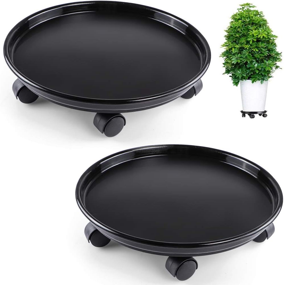 Amazon.com: Skelang 2 Packs 15.5" Plant Caddy Plant Stand Plant Pallet ...