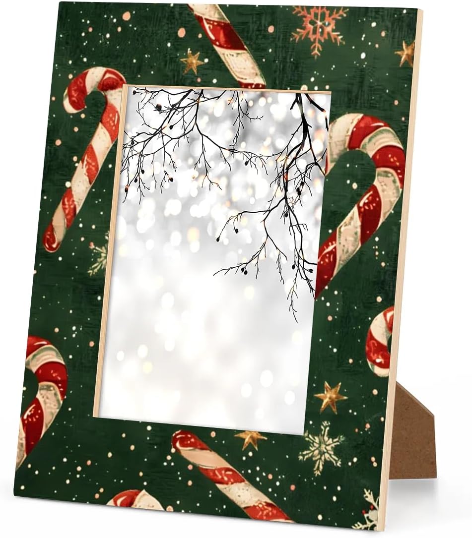 Amazon.com - FIXIXI Winter Snowflake 8x10 Picture Frame Merry Christmas ...