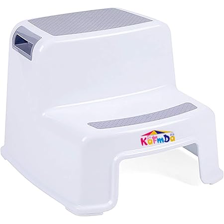 Dreambaby 2-UP Step Stool - Toddlers Stool - Slip Resistant - Grey ...
