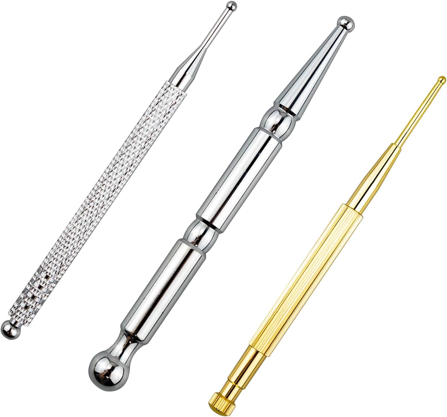 Amazon.com: 3PCS Massage Tools, Manual Acupuncture Pen, Stainless Steel ...