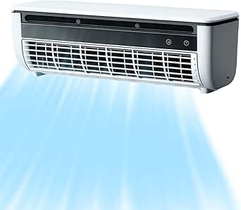 Amazon.com: Portable wireless air conditioner Fan, No‑Drill Wall AC ...
