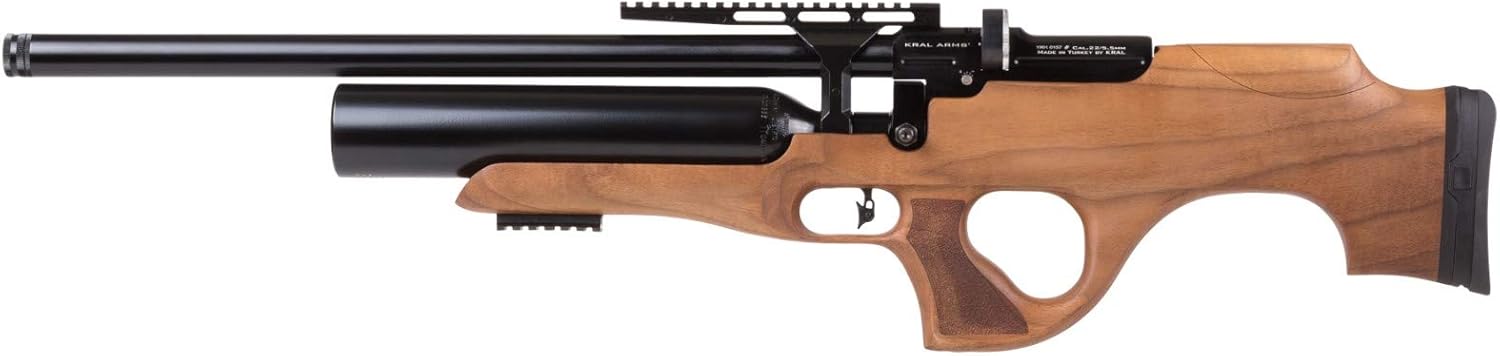 Amazon.com: Kral Puncher Knight W PCP - Rifle de aire de nogal turco ...