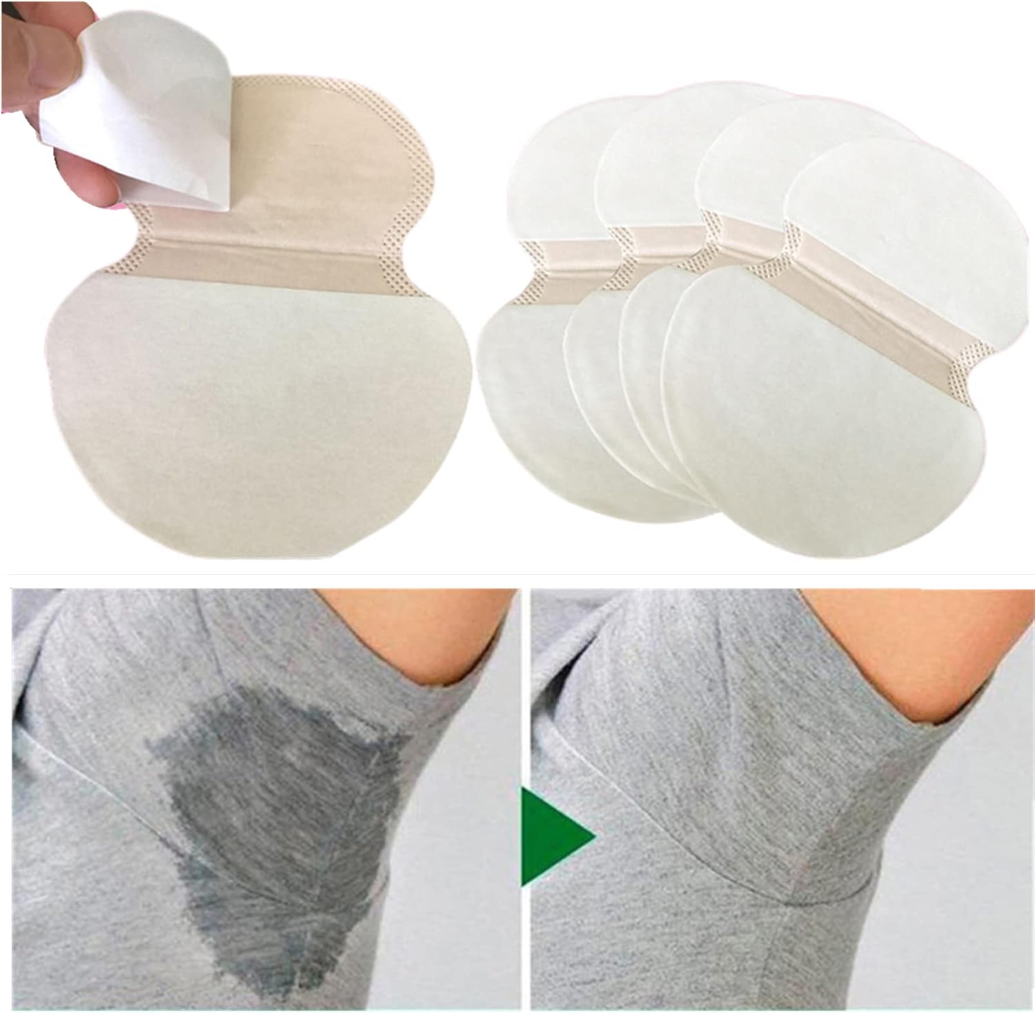 Amazon.com: 25 Packs Underarm Sweat Pads Disposable Deodorant Armpit ...