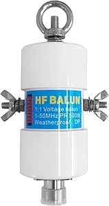 Amazon.com: Shortwave Radio Antenna Balun, 1-50MHz HF Ham Antenna Balun, 500W 1:1 Voltage Balun ...