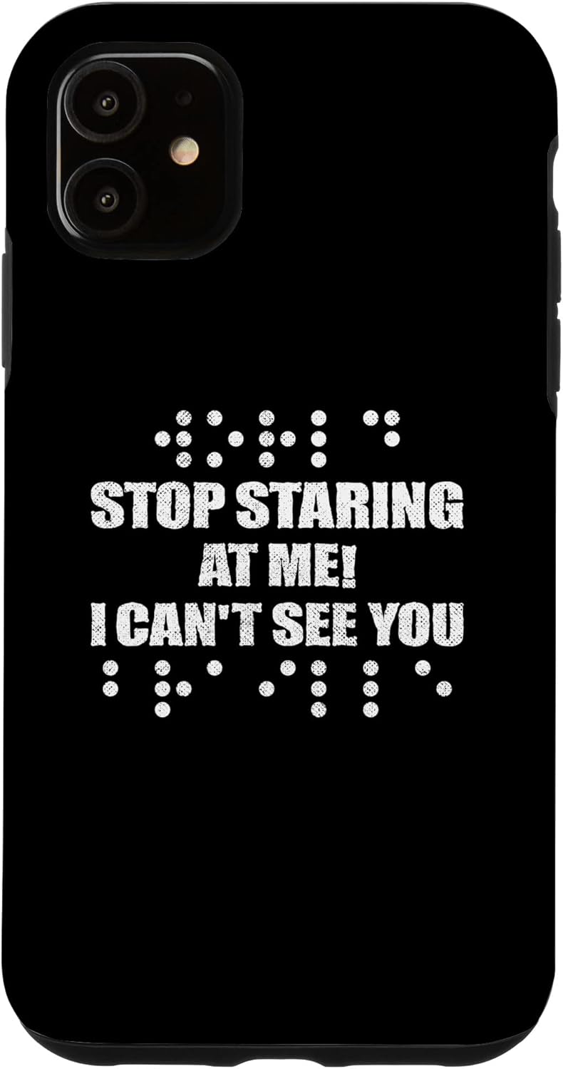 Amazon.com: iPhone 11 Braille Blind Blindness Awareness Visually ...