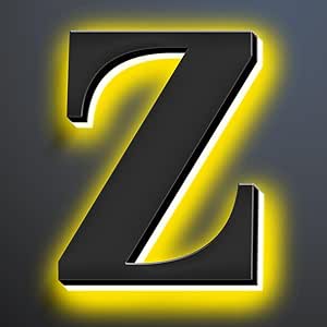 Amazon.com: Illuminated House Numbers 12 Inch, Matte Black Finishes ...