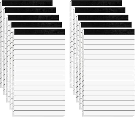 Amazon.com : 10 Pcs Note Pads Refills 3 x 5 inches Memo Small Notebook ...