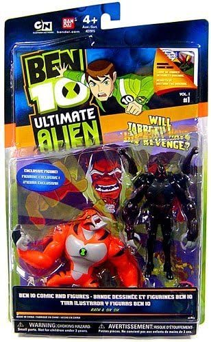 Ben 10 Ultimate Alien Six Six and Rath v.1 Pack of 2 action figures by ...