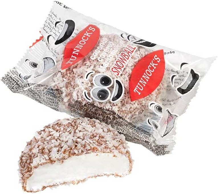 Tunnock's Coconut Snowballs, 30g Pack of 36 : Amazon.co.uk: Grocery