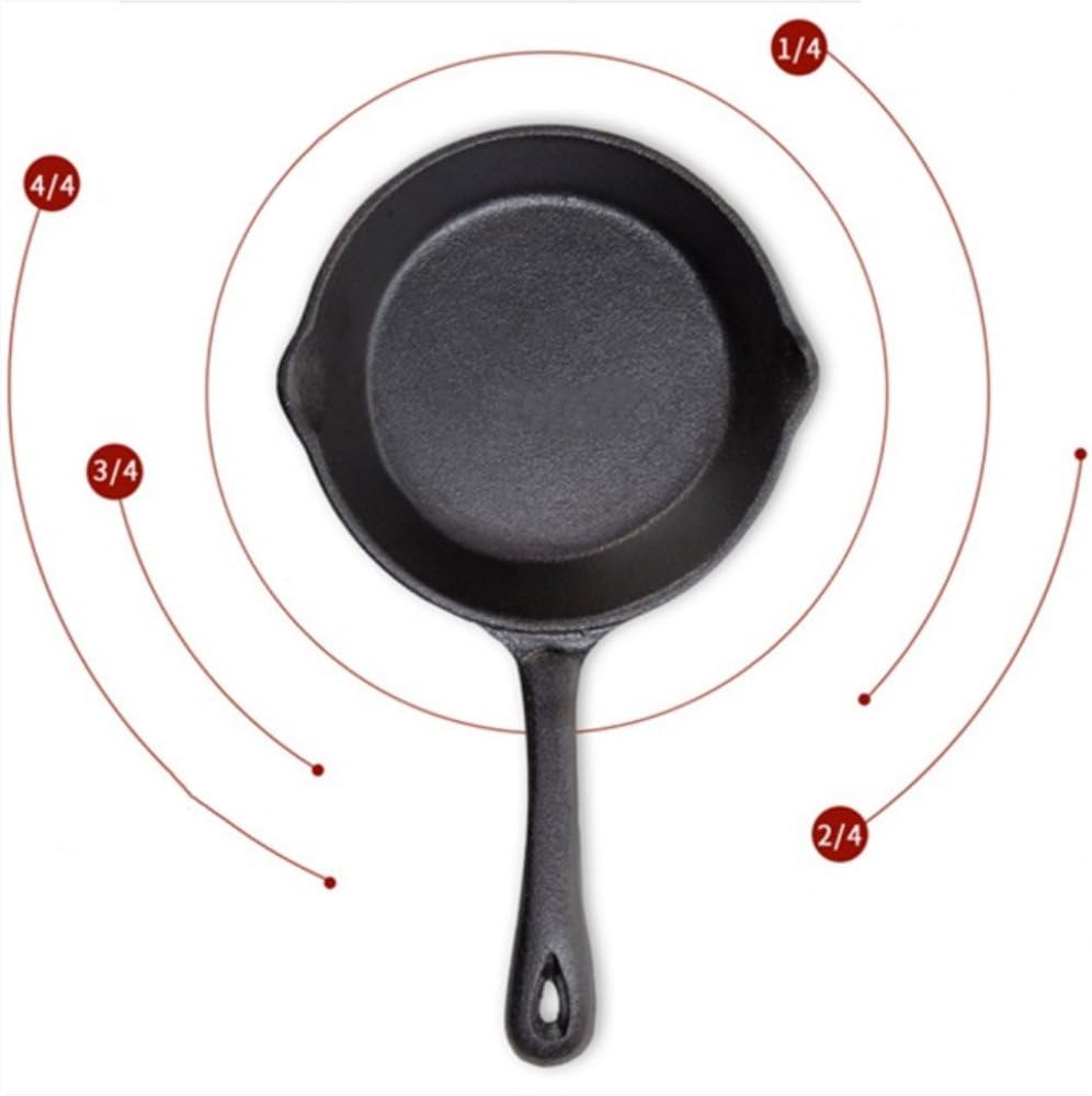 Amazon.com: Mini Cast Iron Grill Pans(4.3-Inch) Cast Iron Kitchen ...
